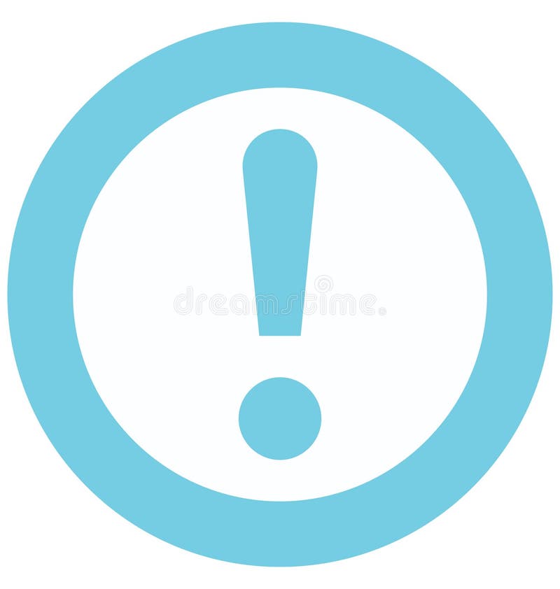 Alert Two Colors Glyph Vector Icon Isolated and Editable Stock Vector ...
