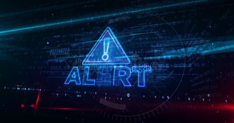Alert Warning Symbol Abstract 3d Illustration Stock Illustration ...