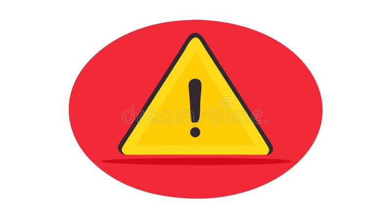 Alert Warning Sign, Cautionary Symbol, Vector Design Generative AI ...