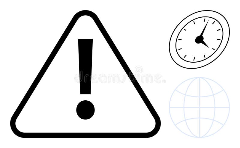 Global Warning Sign Globe Stock Illustrations – 2,531 Global Warning ...