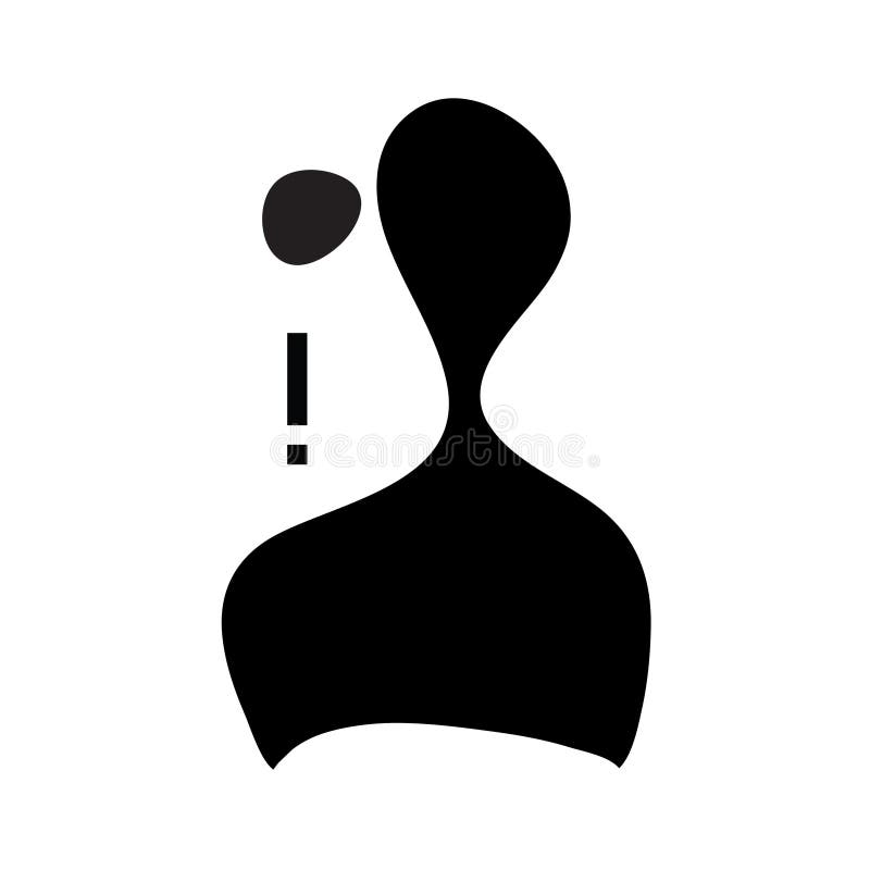 Alert Woman User Icon Vector Stock Vector - Illustration of line ...