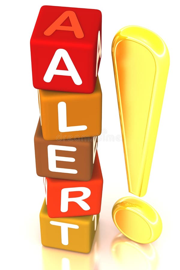Alerta ilustração stock. Ilustração de perigo, exclamare - 23439373