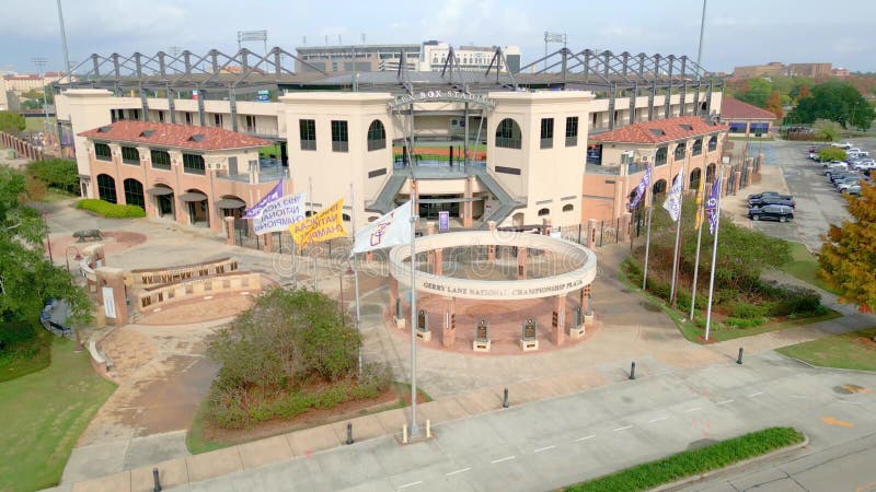 Alex Box Stadium, Home of LSU Baseball. Stock Video - Video of campus ...