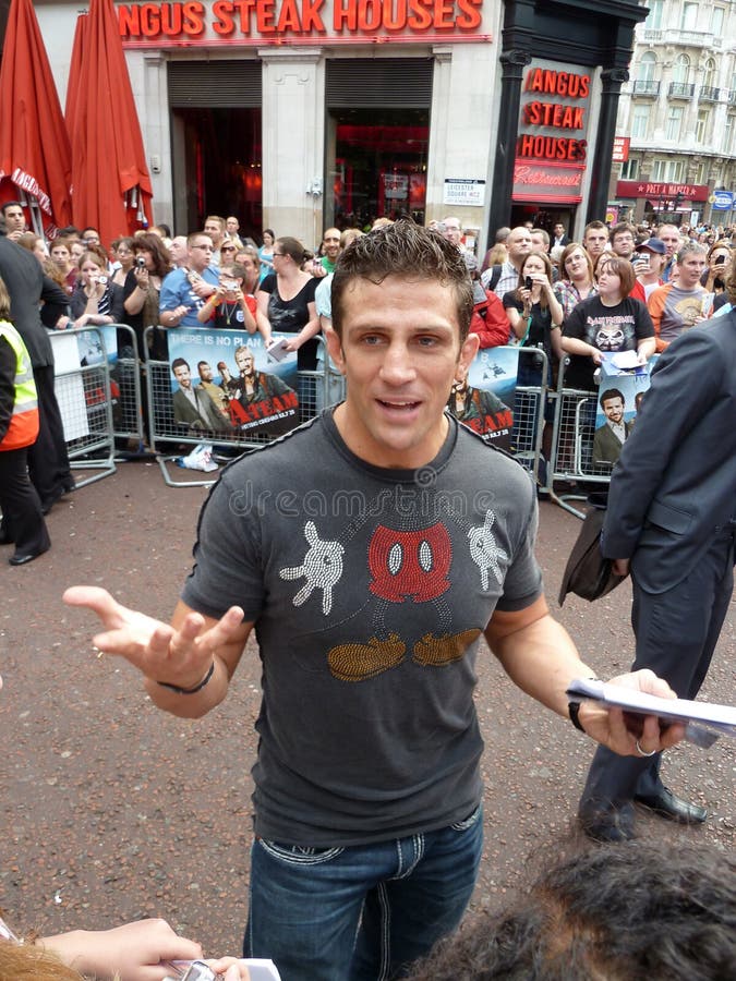 Alex Reid at a Team Premiere Editorial Stock Image - Image of person ...