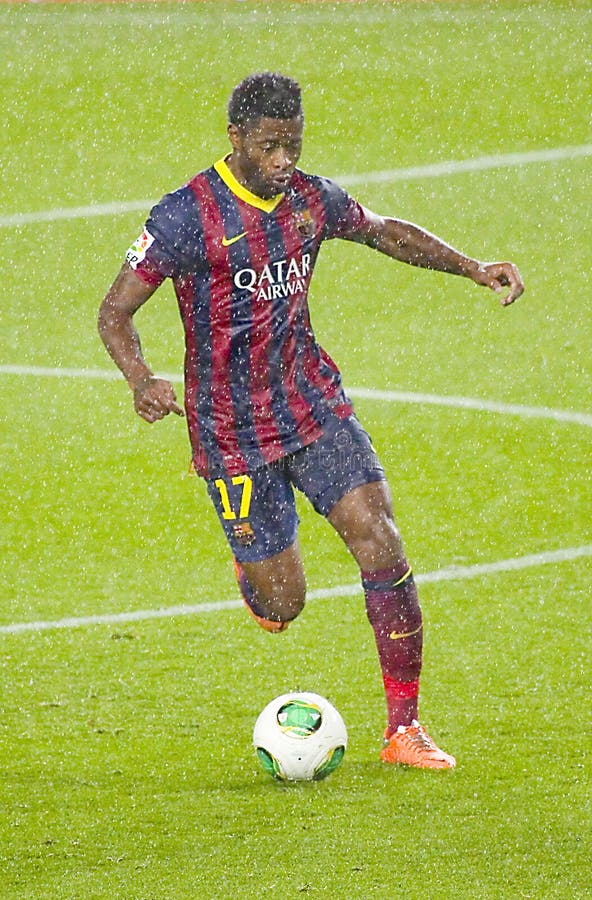 Alex Song do FC Barcelona imagem de stock editorial. Imagem de ...