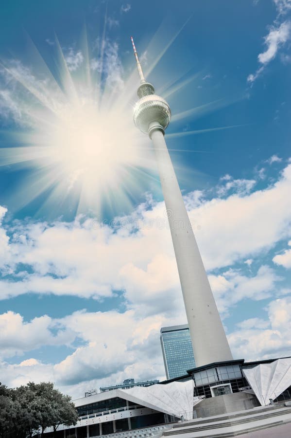 Alex TV tower stock image. Image of television, flare - 39637937