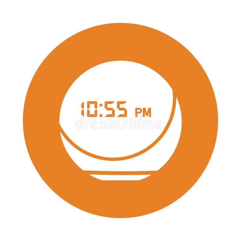 Alexa 4th Speaker Smart Icon Orange Color Vector Eps Stock