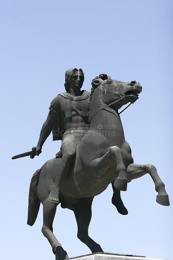 Alexander el grande imagen de archivo. Imagen de cielo - 5400633