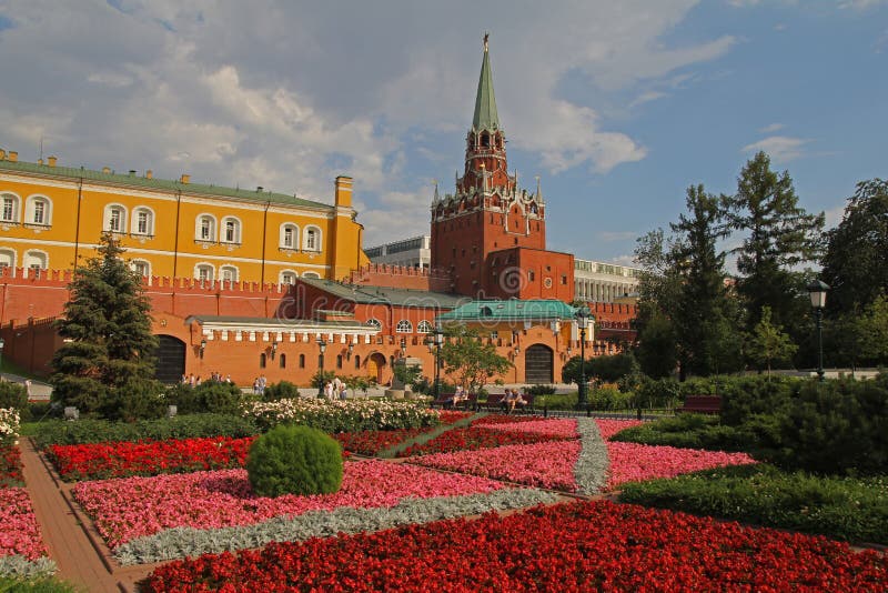 Alexander-Garten an Den Wänden Des Moskaus Der Kreml Redaktionelles ...