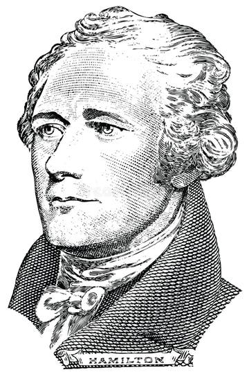 Alexander Hamilton (vector) Stock Vector - Illustration of currency ...