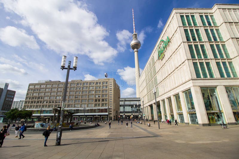 Alexanderplatz Square in Berlin, Germany Editorial Stock Photo - Image ...