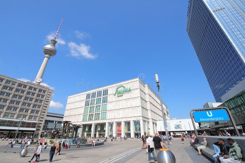 Alexanderplatz Square Cityscape Berlin Germany Editorial Photo - Image ...