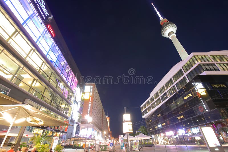 Alexanderplatz Square Cityscape Berlin Germany Editorial Photo - Image ...