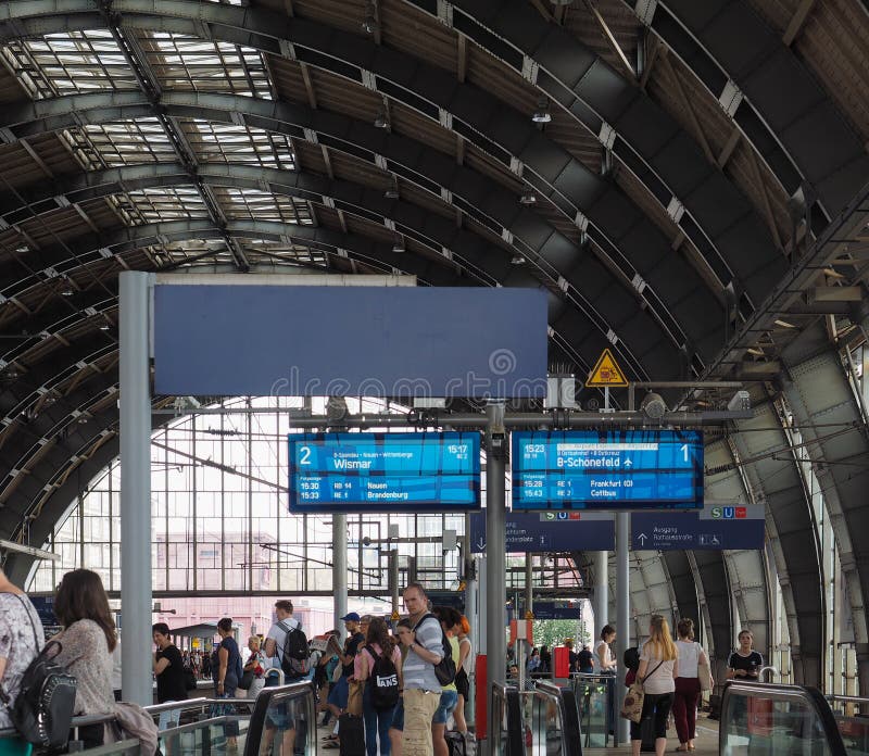 Alexanderplatz Station in Berlin Editorial Stock Photo - Image of town ...