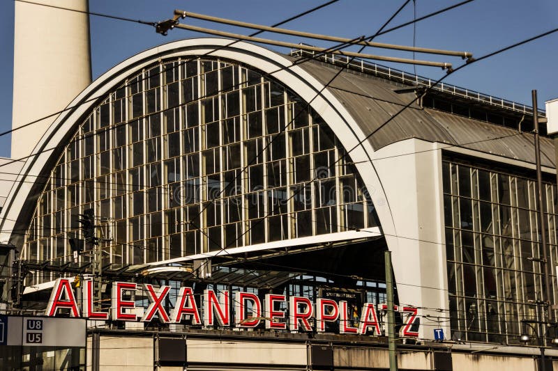 Alexanderplatz Train Station in Berlin Editorial Photography - Image of ...