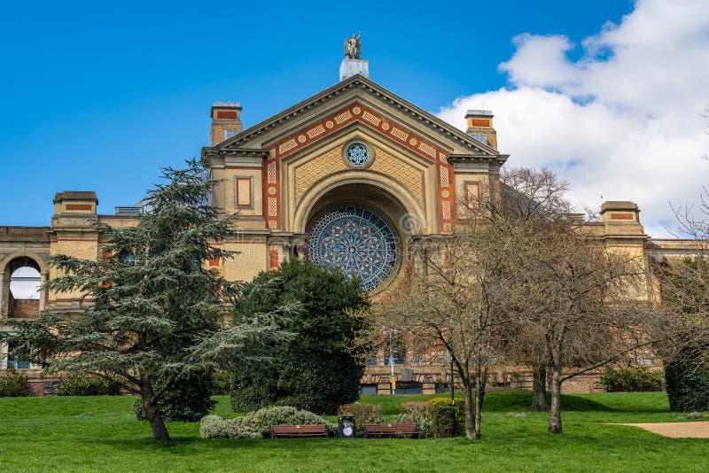 Alexandra Park and Alexandra Palace in London Stock Photo - Image of ...