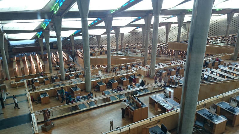 Alexandria Library, Egypt stock image. Image of mediterranean - 18224221