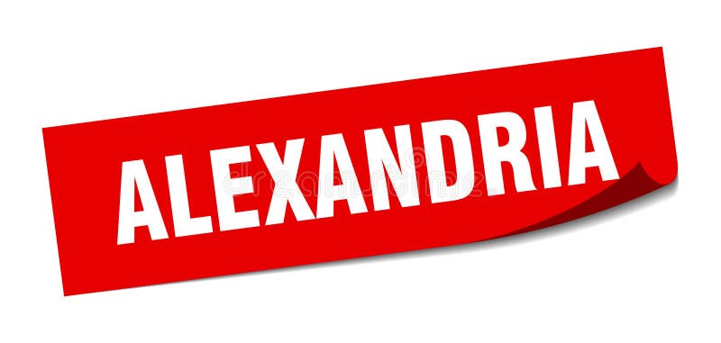Alexandria Sign Stock Illustrations – 545 Alexandria Sign Stock ...