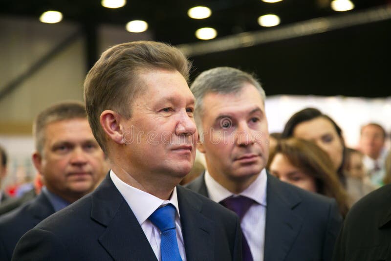 CEO Alexey Miller De Gazprom Imagen editorial - Imagen de conferencia ...