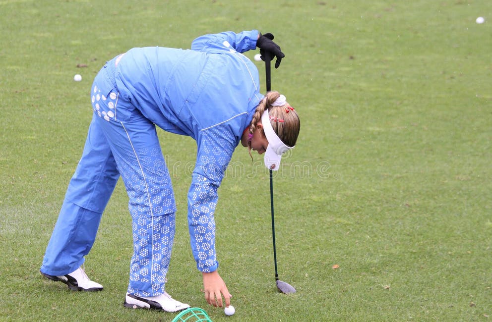 Alexis Thompson Evian Masters 2010 Editorial Stock Photo - Image of ...