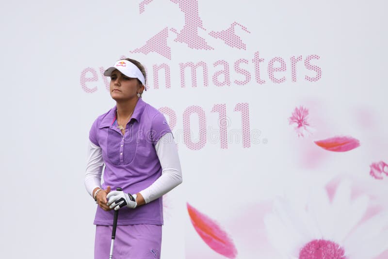 Alexis Thompson (USA) Evian Masters 2011 Editorial Photography - Image ...