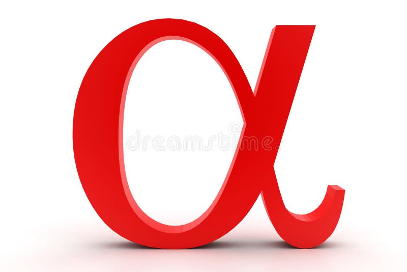 Alfa stock de ilustración. Ilustración de visión, alfa - 38335833