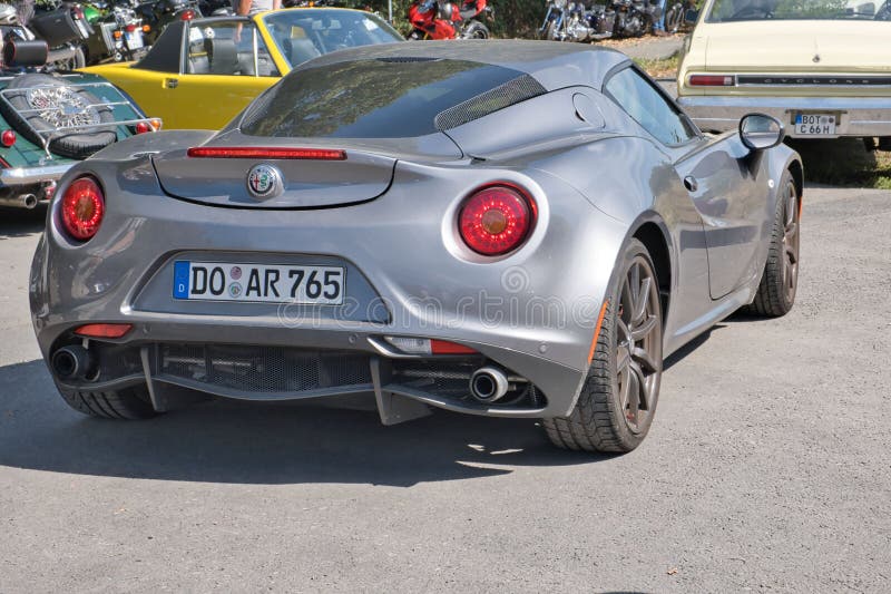 Alfa Romeo 4 C , Classic Car Editorial Stock Image - Image of show ...