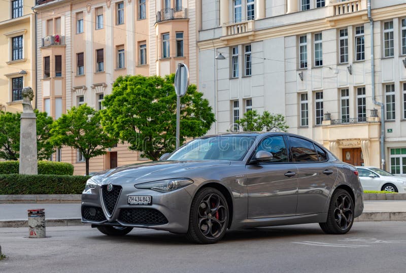 Alfa Romeo Giulia Veloce editorial image. Image of giulia - 333706150