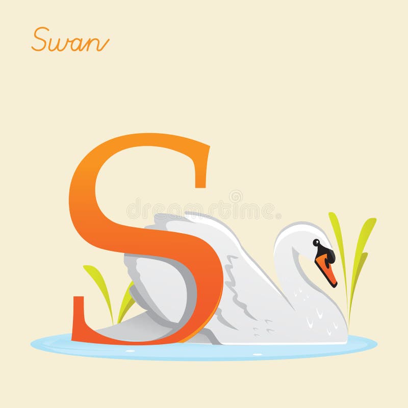 Alfabeto animal com lobo ilustração do vetor. Ilustração de selvagem ...