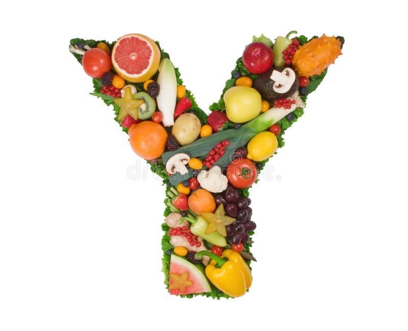 Alfabeto da fruta - Y ilustração stock. Ilustração de quivi - 6319351