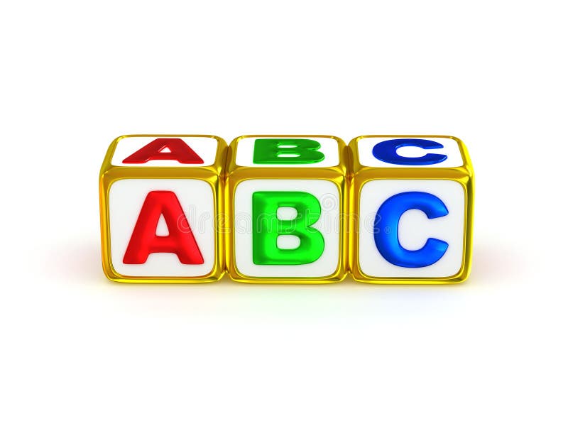 Alfabeto de ABC ilustração stock. Ilustração de escola - 45232164