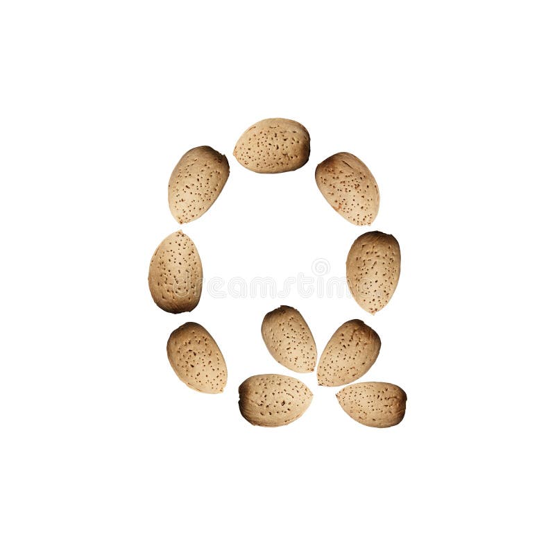 Alfabeto, Alfabeto De La Almendra Imagen de archivo - Imagen de ...