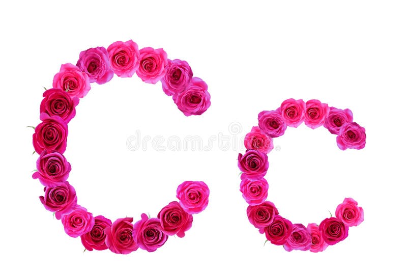 Alfabeto de rosas imagen de archivo. Imagen de floral - 57725379