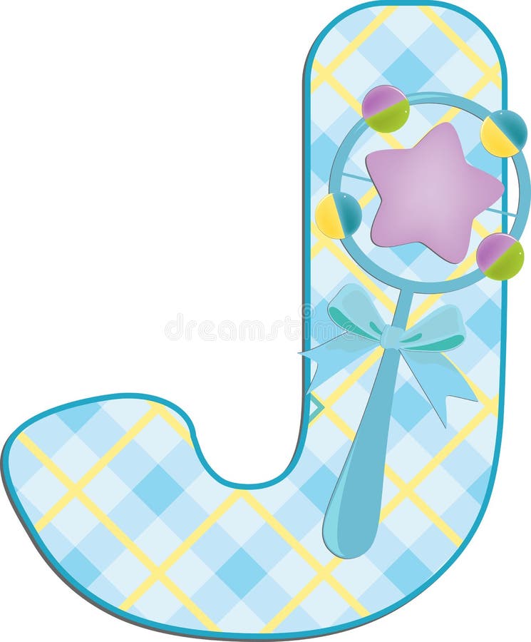 Alfabeto del bebé ilustración del vector. Ilustración de traqueteo ...