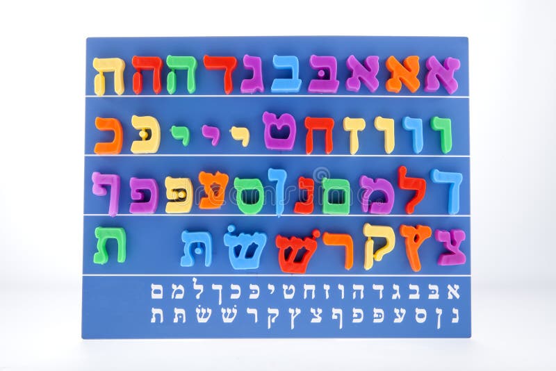 Le Lettere Di Alfabeto Ebraico Immagine Stock - Immagine di grammatica ...