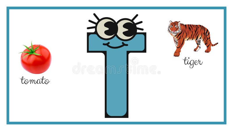 Alphabet Funny Letters in English Letter R Stock Illustration ...