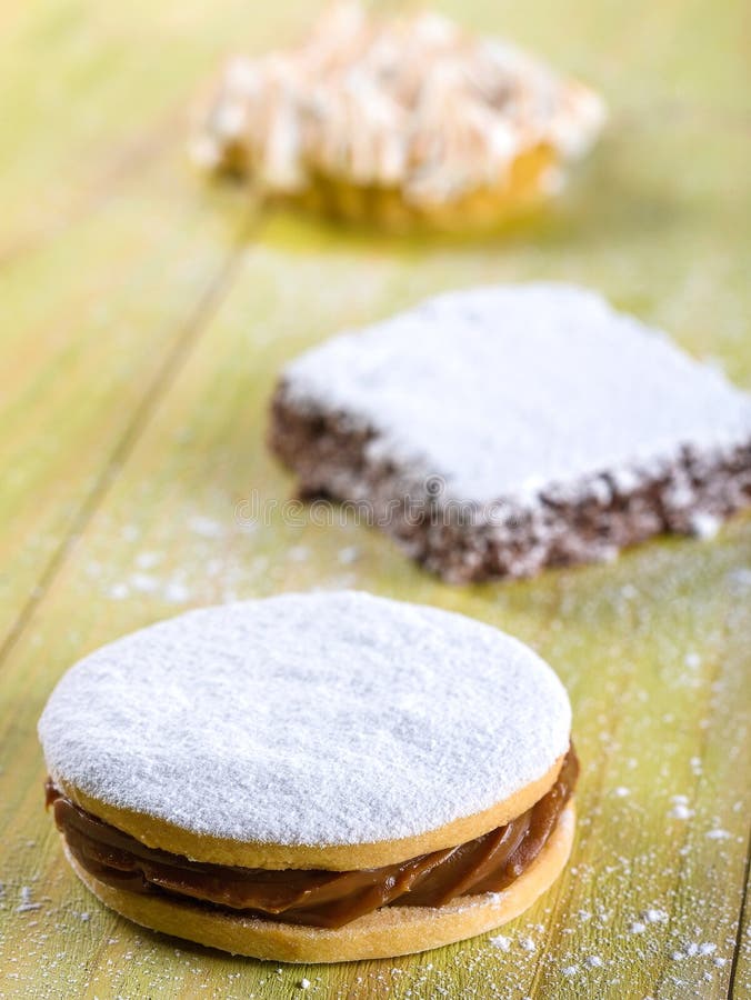 Alfajor Cookie, a Typical Peruvian Dessert Stock Image - Image of ...
