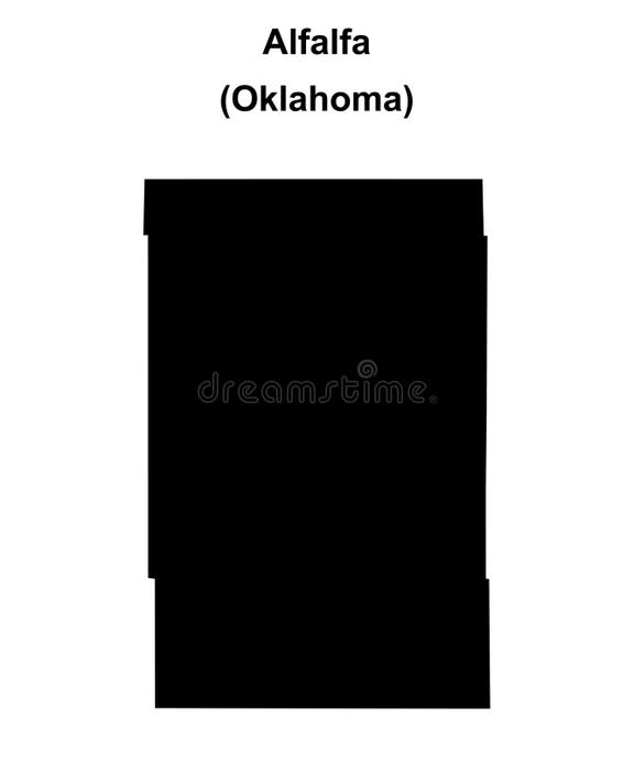 Alfalfa outline map stock vector. Illustration of icon - 361751664