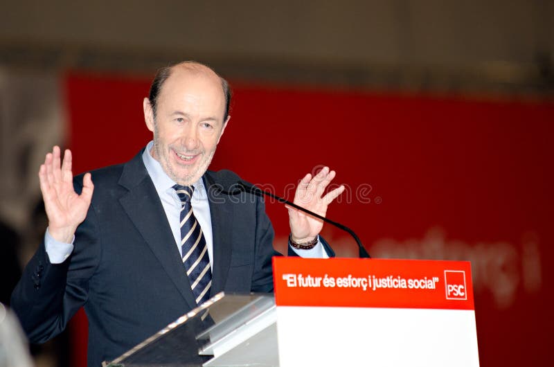 Alfredo Perez Rubalcaba, Barcelona, Spain Editorial Photo - Image of ...