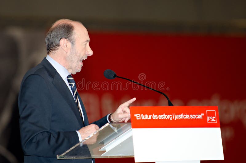 Alfredo Perez Rubalcaba, Barcelona, Spain Editorial Photo - Image of ...