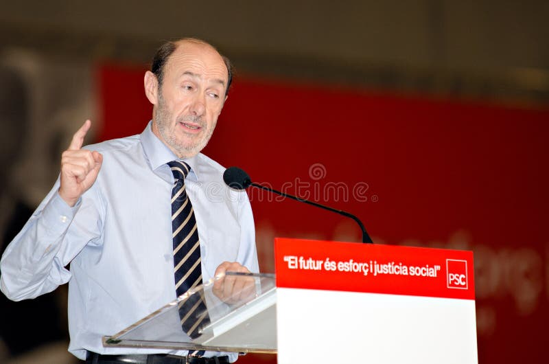 Alfredo Perez Rubalcaba, Barcelona, Spain Editorial Photo - Image of ...