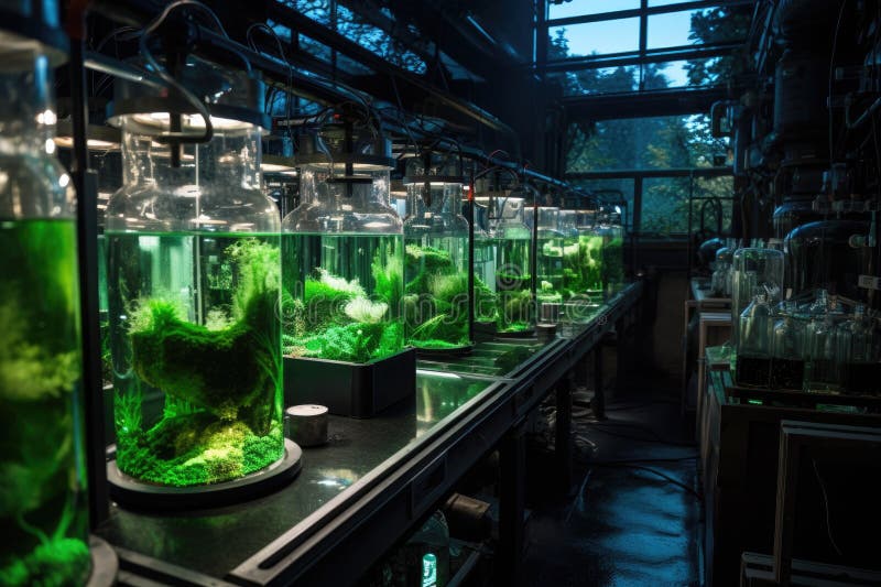 Algae-based Bio-hydrogen Production in a Laboratory Setting Stock ...