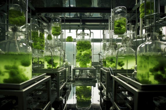 Algae-based Bio-hydrogen Production in a Laboratory Setting Stock ...