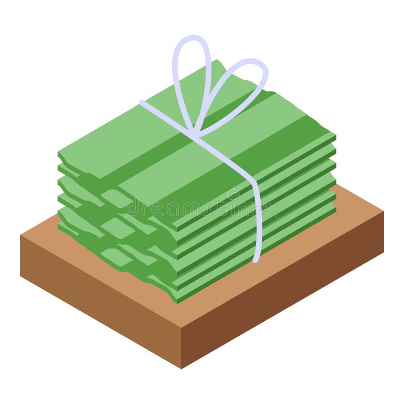 Algae Pack Icon Isometric Vector. Marine Plant Stock Illustration ...