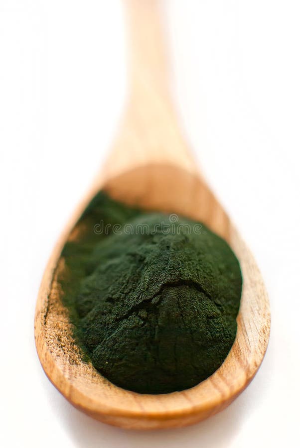 Algae powder spirulina stock photo. Image of nutritional - 29277664