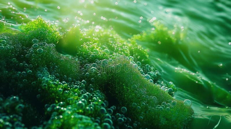Algae Spirulina, a Beneficial Plant, a Source of Vitamins Stock Image ...