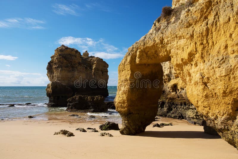Algarve beach stock photo. Image of nature, culture, rockssands - 93719142