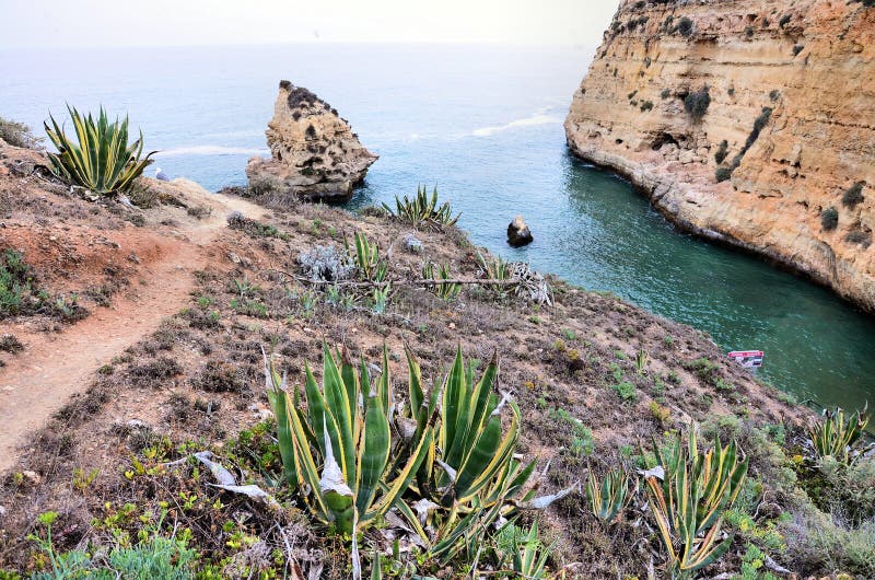 Algarve cliffs stock photo. Image of nature, portugal - 27343906