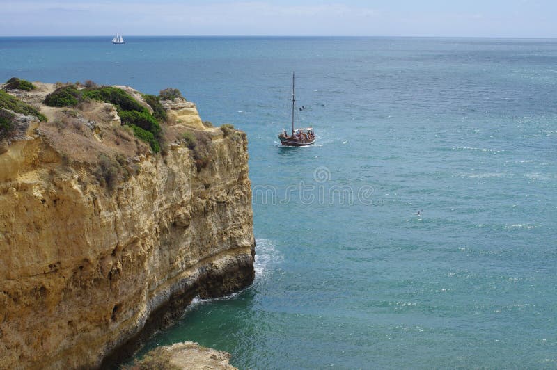 Algarve coast editorial stock image. Image of portuguese - 95457089