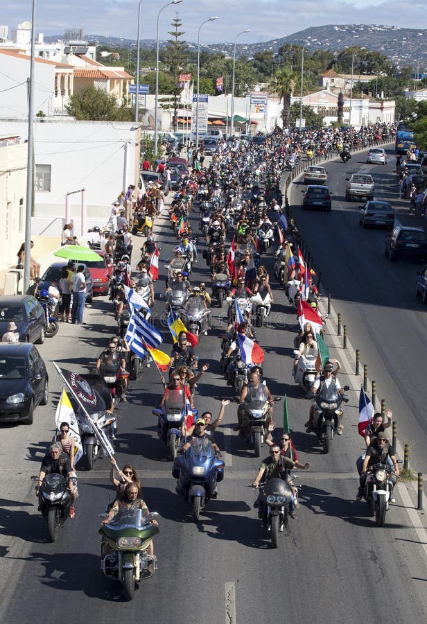Algarve International Motorcicle Rally Editorial Stock Photo - Image of ...